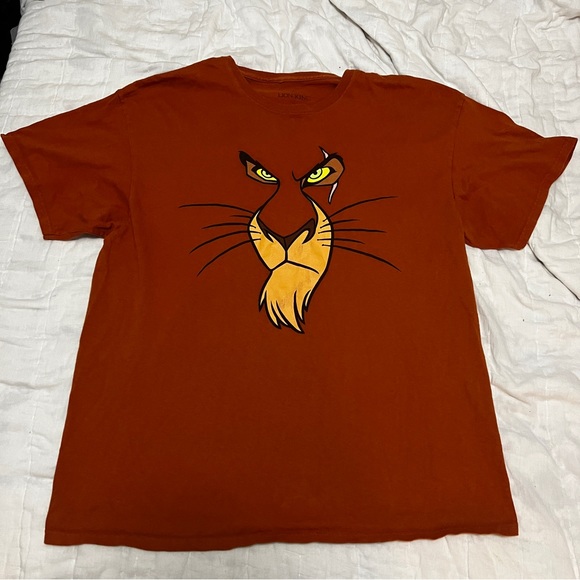Disney | Shirts | Disney Lion King Scar Evil Face Tshirt Xl | Poshmark